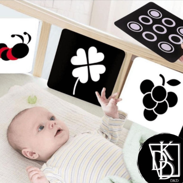 4 Sets Of Brain Visual Stimulation Flash Cards For Babies (0-36 months ...