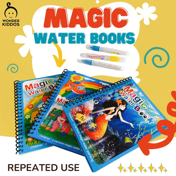 Water Magic Colouring Book – WonderKiddos
