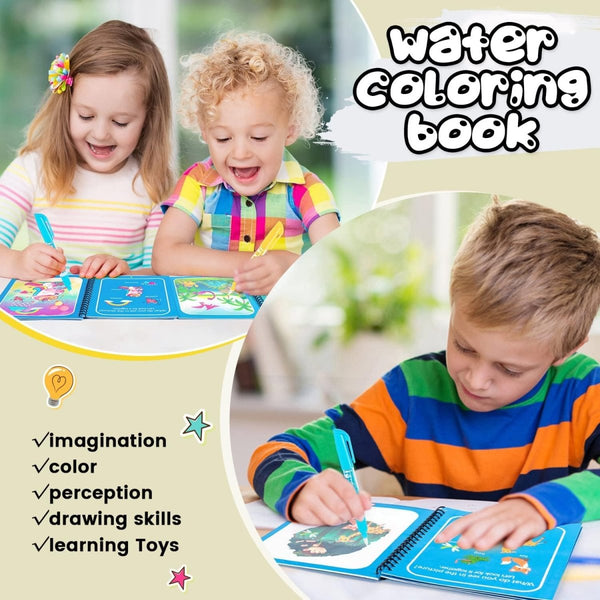 Water Magic Colouring Book – WonderKiddos